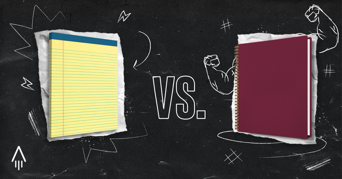 Legal Pads vs. Notebooks. It’s a battle for the (p)ages! | by ...