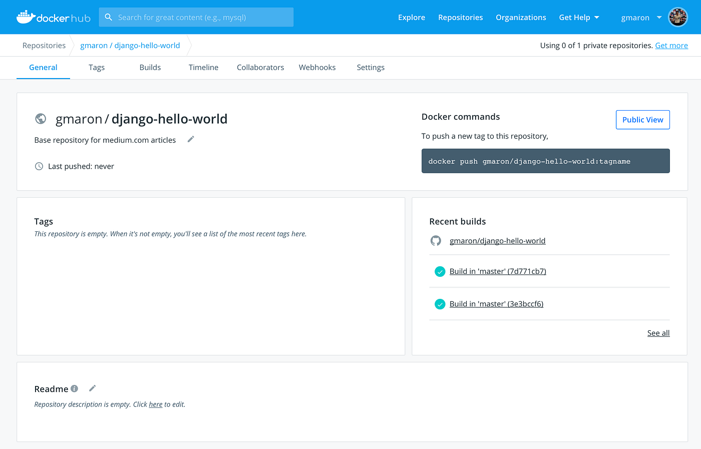 Publishing docker images from GitHub using Docker Hub | by Gastón Marón ...