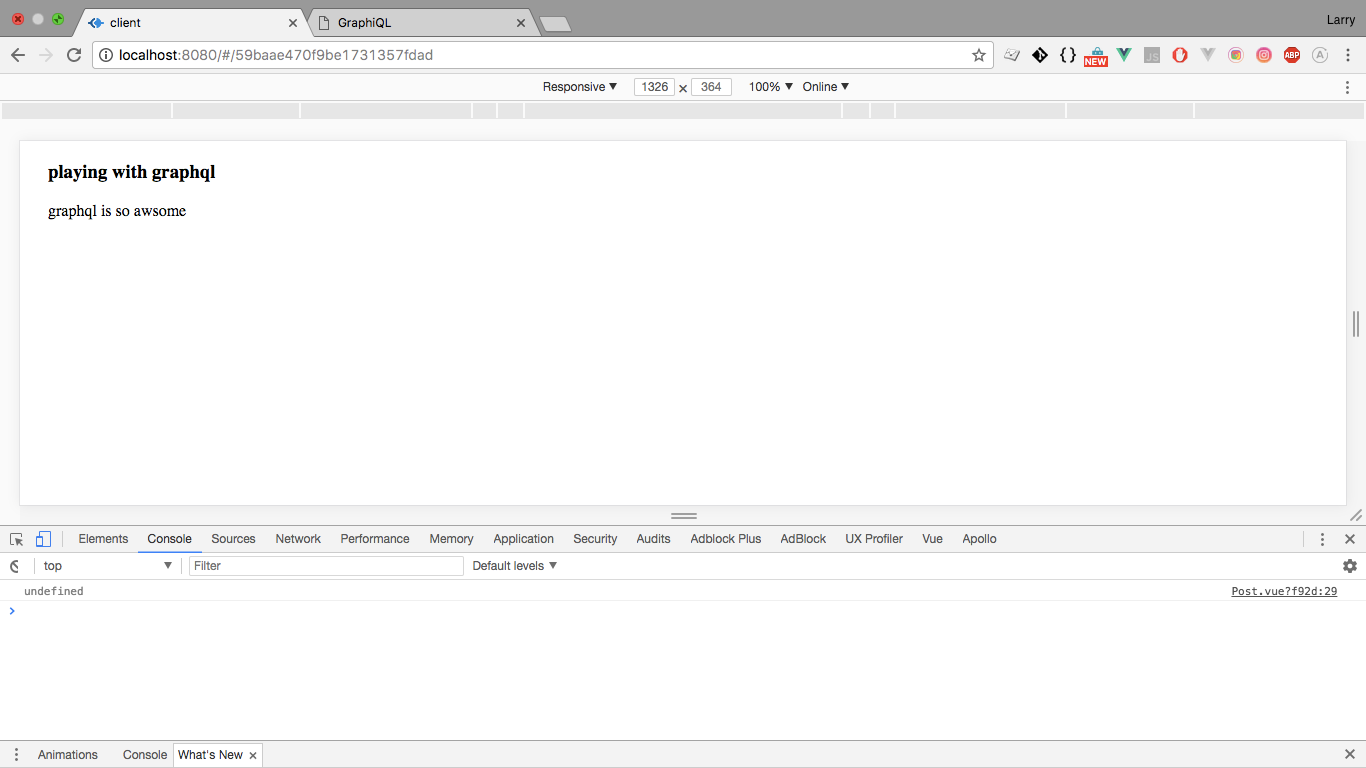 Building a GraphQL app from zero to hero using node JS and vue.js part 3 | by Bensigo Egwey | Medium
