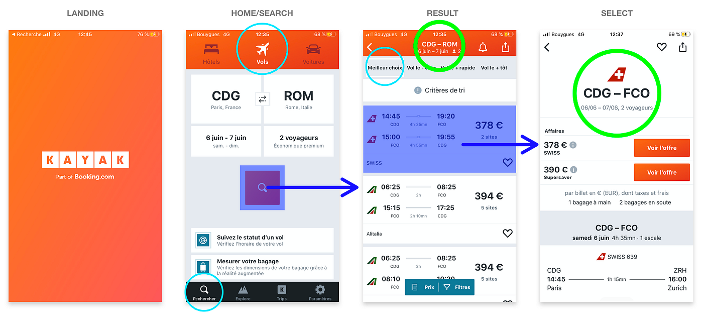 Finally Usability Evaluation and Site Redesign: Kayak | by Julie ...