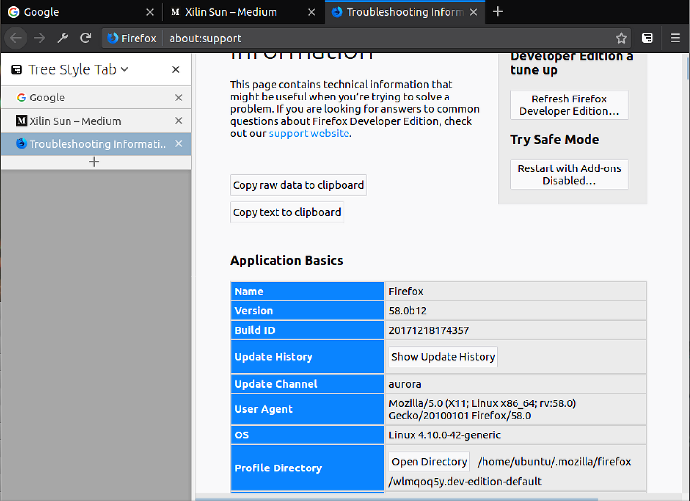 Firefox: Hide Native Tabs and Titlebar | by Xilin Sun | Medium