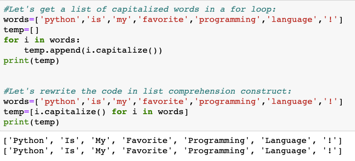 List Comprehension’, ‘Lambda’, or ‘Map Function’? Syntactic Suger in ...