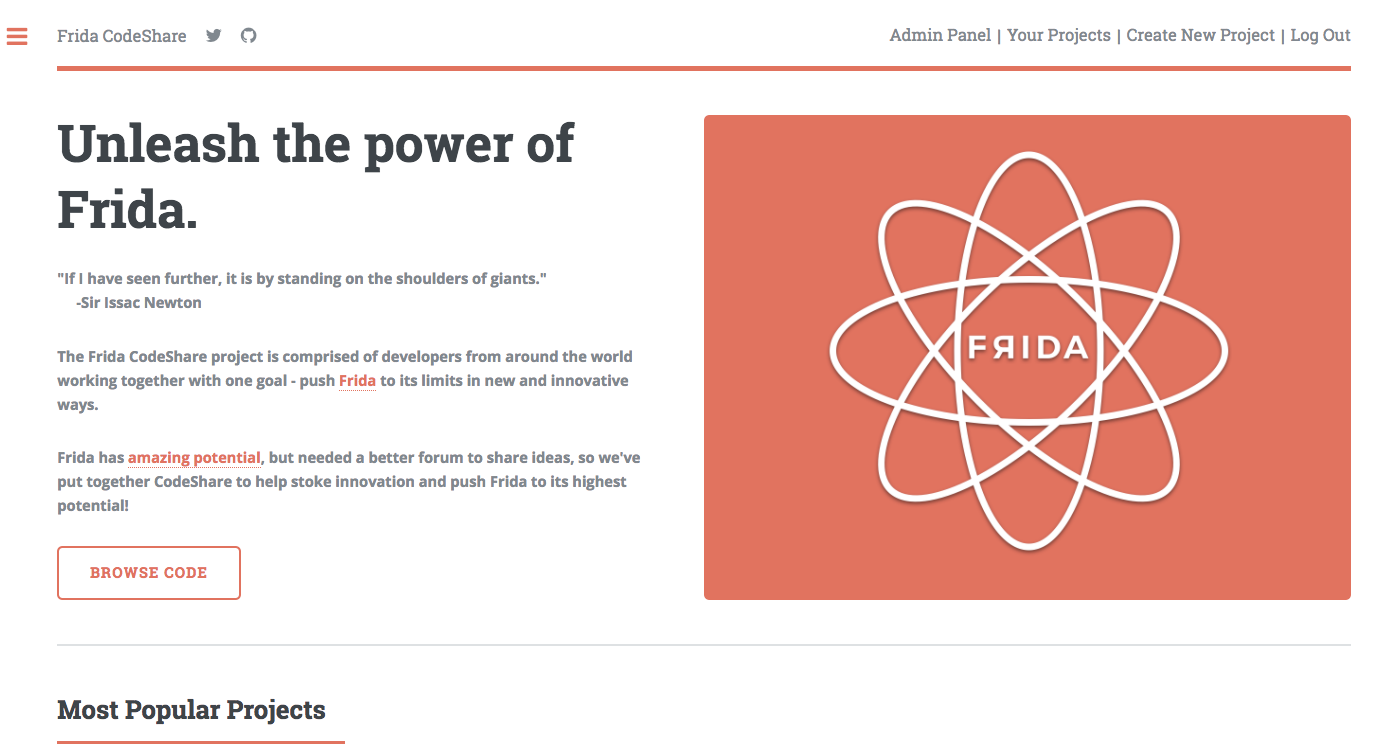 Frida CodeShare: Building a Community of Giants | by Ryan Sears | Cali Dog Security | Medium