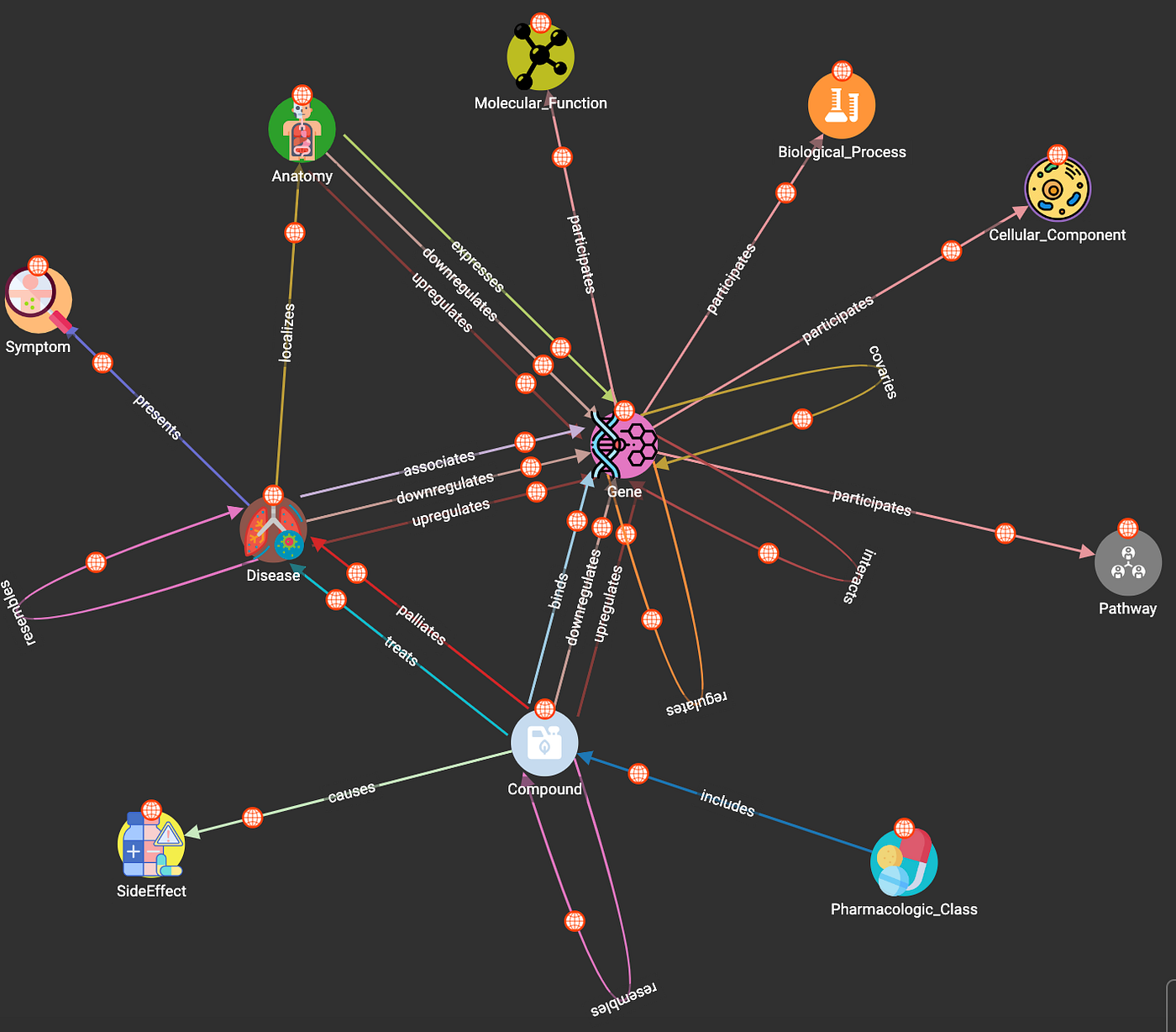 Exploring Het.io(hetionet) biomedical graph using TigerGraph | by Sudha ...