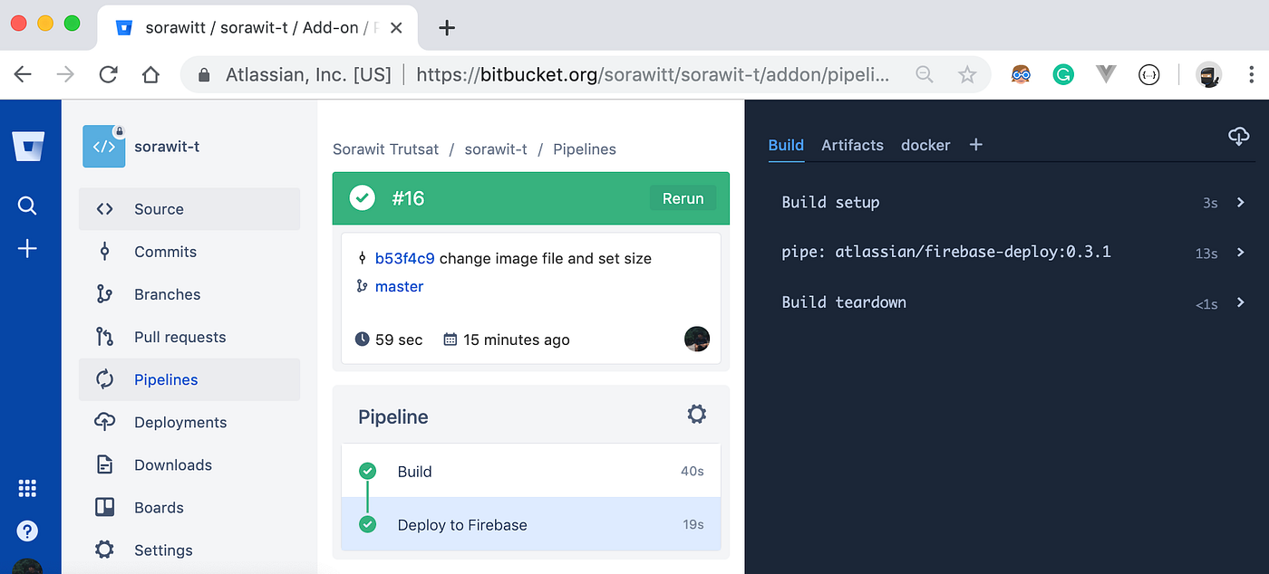 มาทำ auto-deploy Vue.js ขึ้น Firebase Hosting ด้วย Bitbucket pipeline กันเถอะ | by Sorawit ...