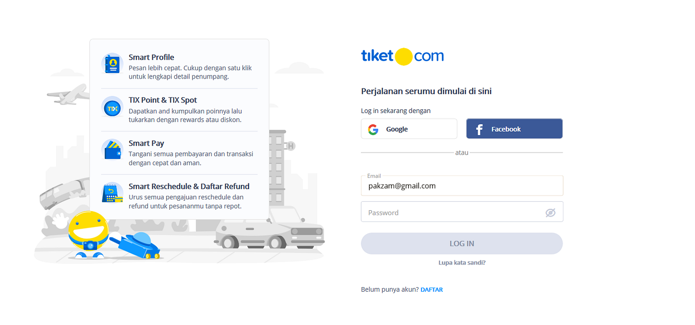 Personalisasi Maskot t-man di UI/UX tiket.com | by Moch. Zamroni ...