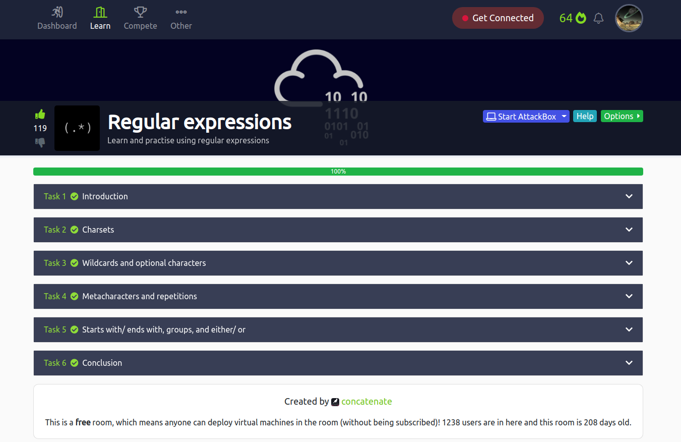 TryHackMe: Regular Expressions Writeup/Walkthrough (Difficulty: Medium ...