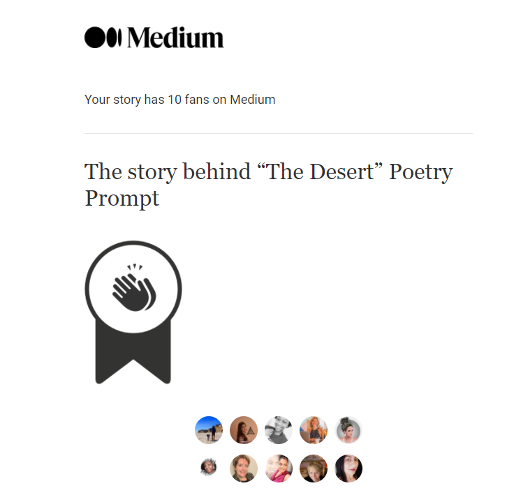 The story behind “The Desert” Poetry Prompt | by Warren Brown ...
