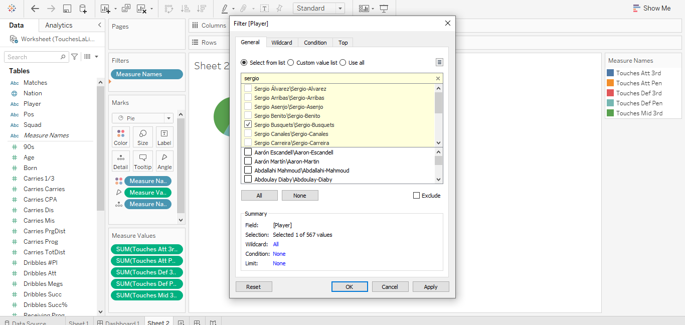 How to create pie charts in Tableau | by Pramit Bardhan | Medium