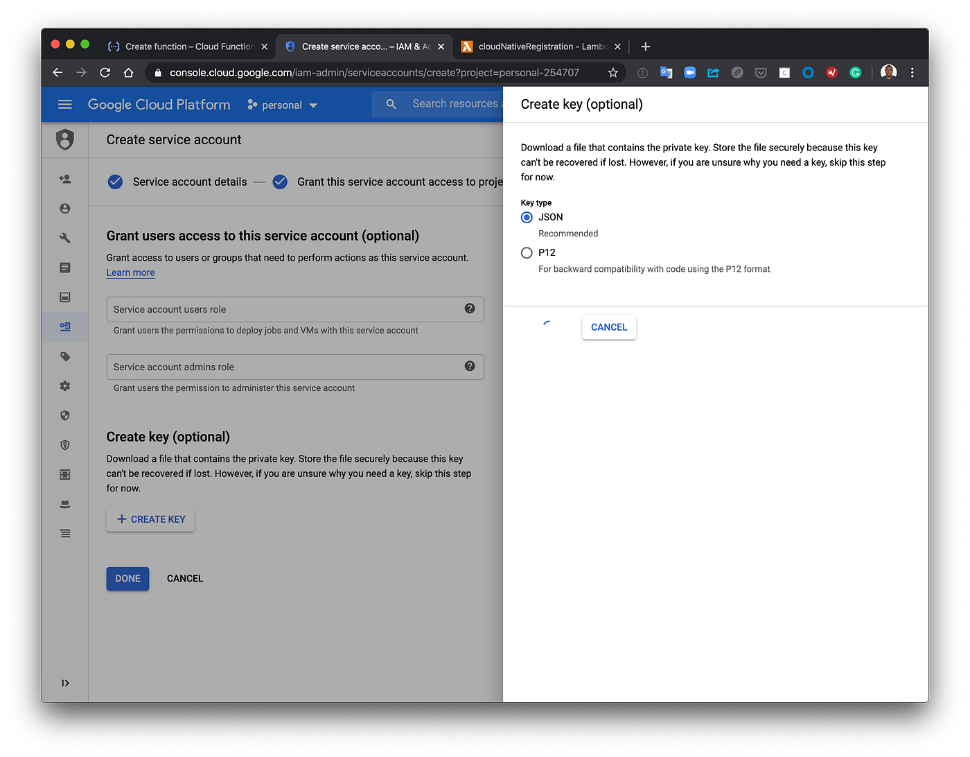How to collect form data from a JAMStack website to Google Sheets using Google Cloud Functions ...
