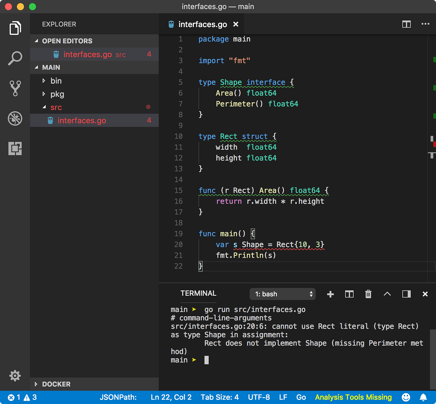 Interfaces in Go. ☛ What is an interface? | by Uday Hiwarale | RunGo ...