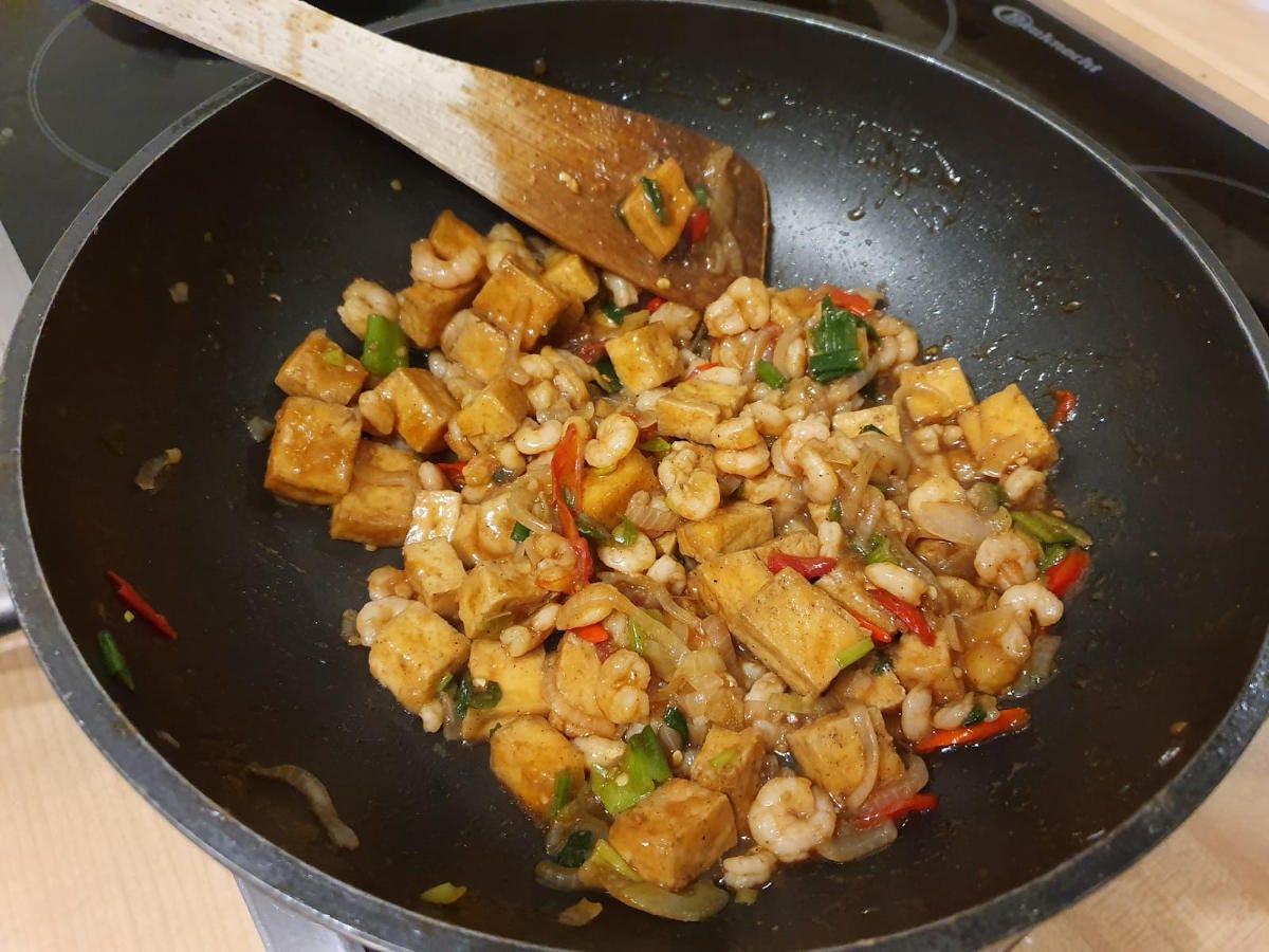 Shrimps and Tofu. Easy recipe, 45 minutes to cook | by Martin Thoma ...