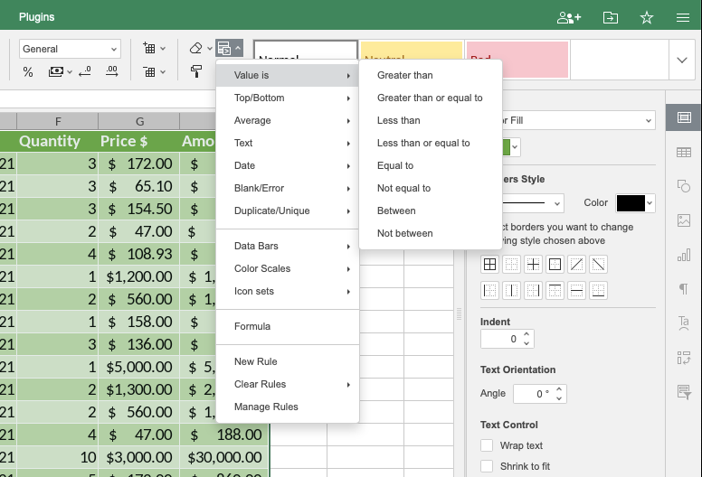 How to use conditional formatting in spreadsheets | by Mikhail Korotaev ...