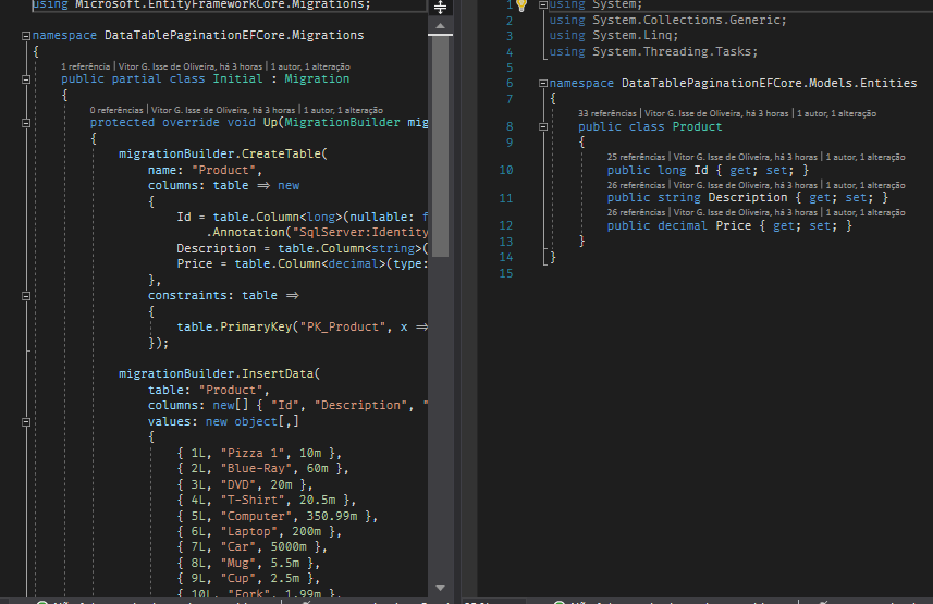 Paginando Tabela Com Datatable E Entity Framework Core By Vítor Oliveira Medium