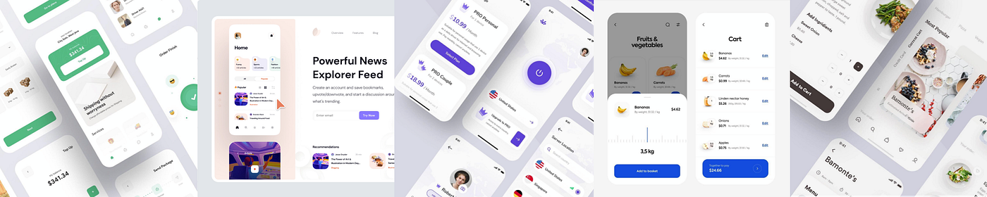 A guide to the Modern Minimal UI style | by Diana Malewicz | UX Collective