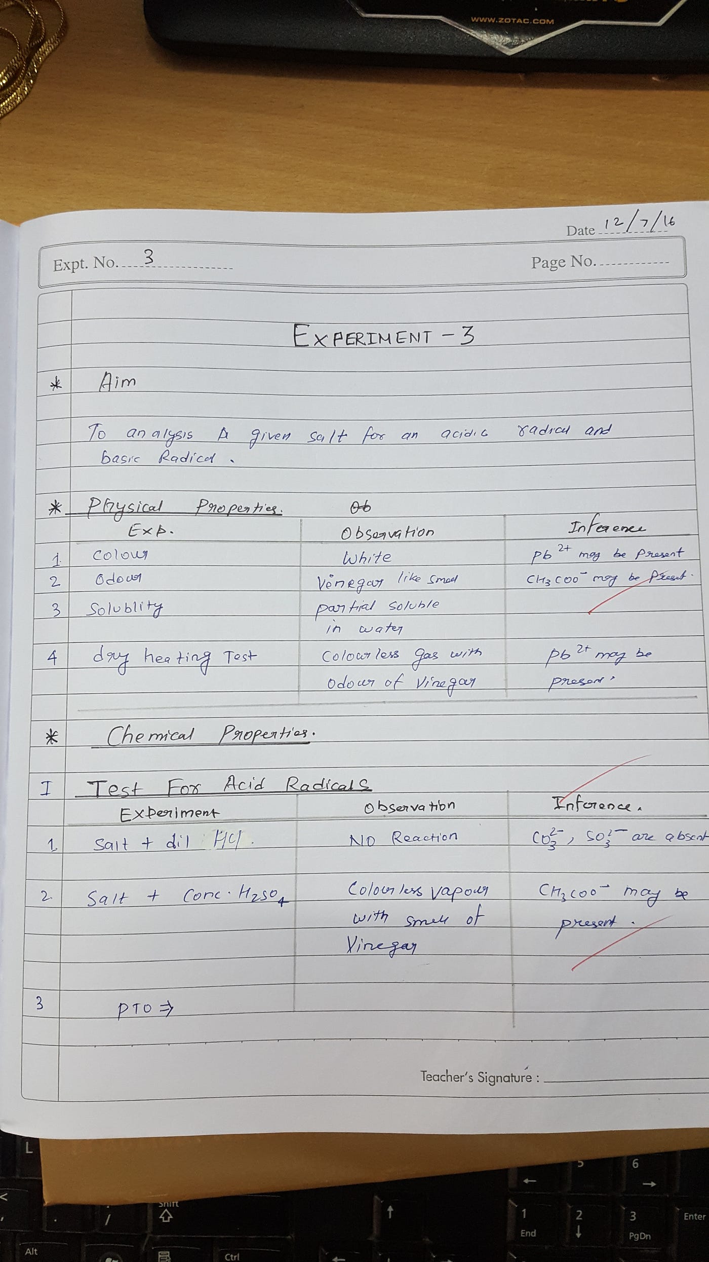 Chemistry Practicals CBSE CLASS Xll By Dibyanshu Sharma Medium Chemistry Practicals CBSE CLASS Xll By Dibyanshu Sharma Medium