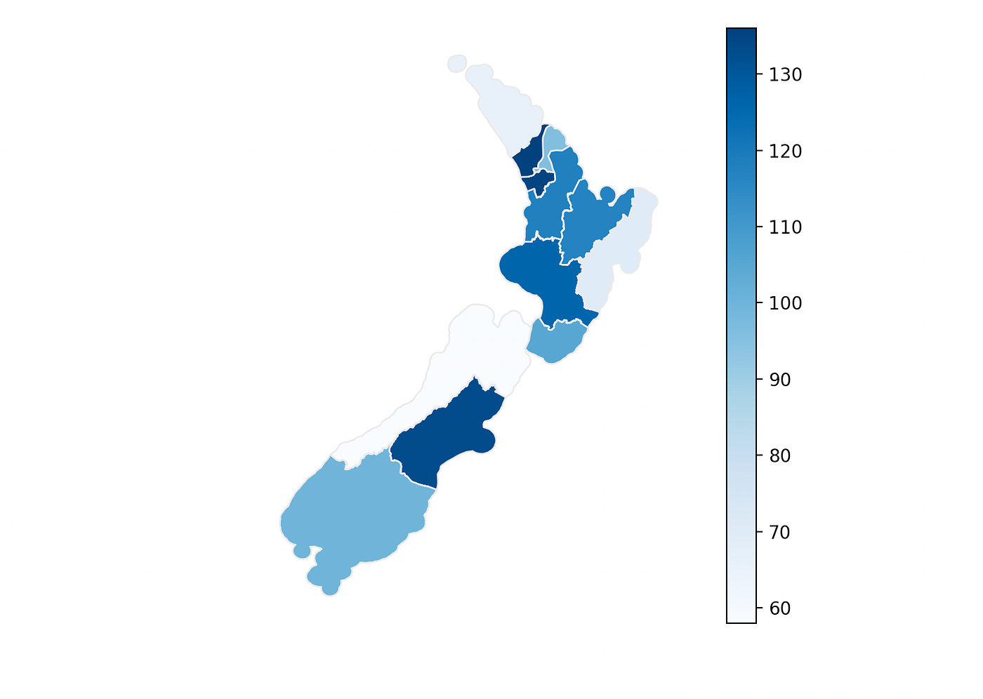 Making Colored Country Maps with Real Data Using Matplotlib and Geopandas | by Andrew Roman ...