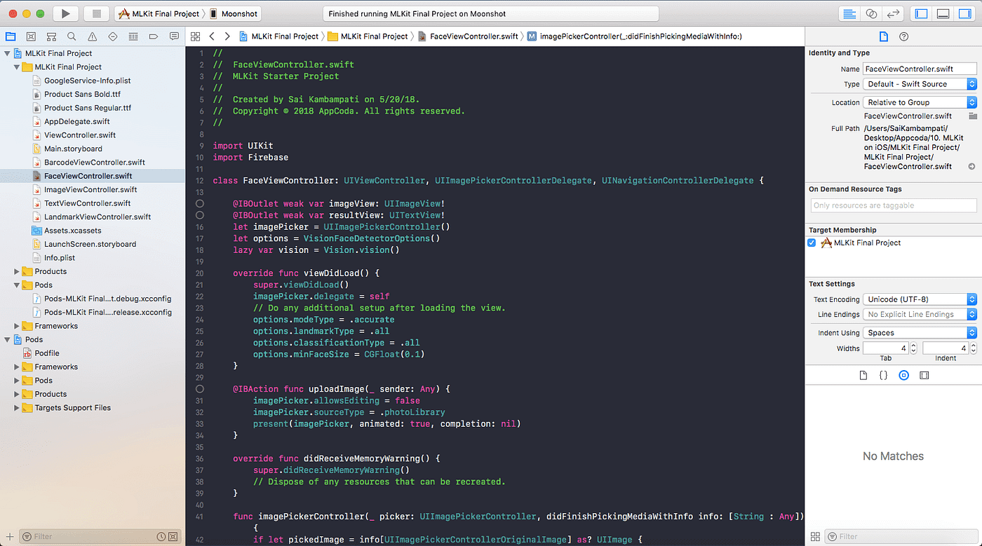 Integrating Google ML Kit in iOS for Face Detection, Text Recognition ...
