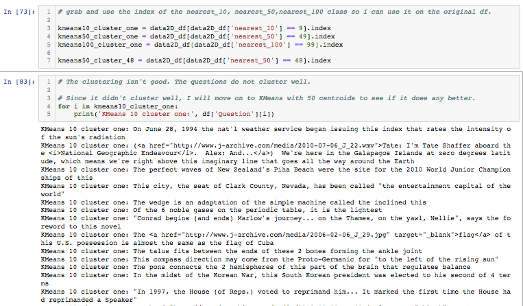 Unsupervised Learning Based on Jeopardy Questions (Part 2 of 3) | by ...