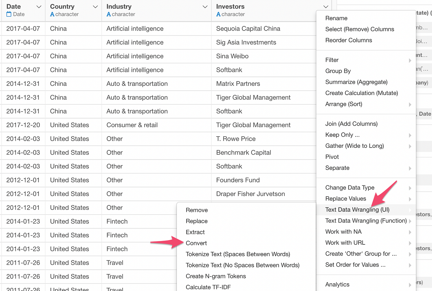 Introduction to Text Data Wrangling in Exploratory | by Kan Nishida | learn data science