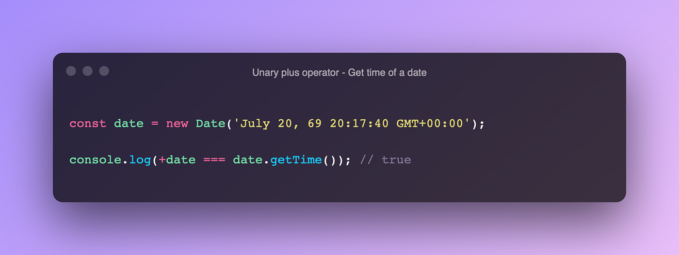 Discover 1 of the SECRETS of the Unary Plus Operator! | Medium
