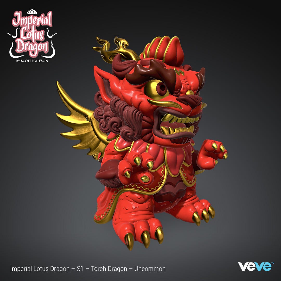 Scott Tolleson — Imperial Lotus Dragon | by VeVe Digital Collectibles ...