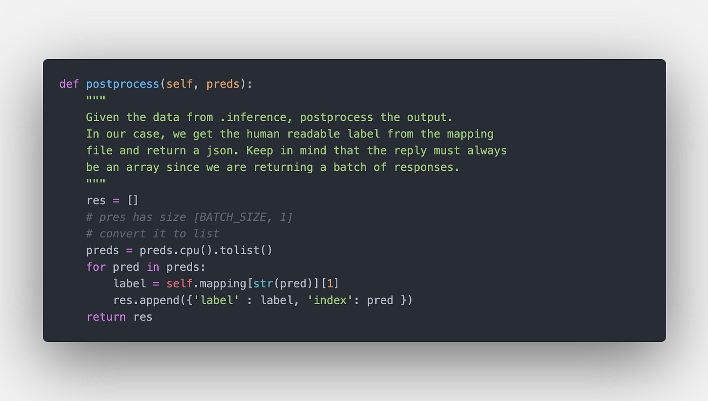 Deploy models in PyTorch with Torchserve 🚀 | by Francesco Zuppichini ...