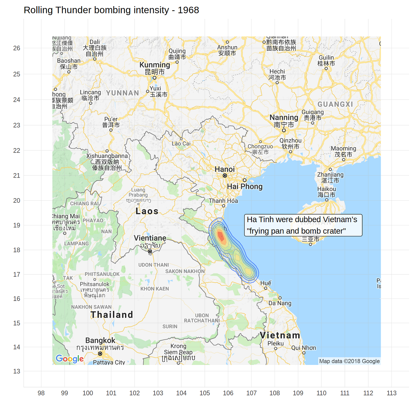 Vietnam Bombing History with data Part 2— Rolling Thunder Operation ...
