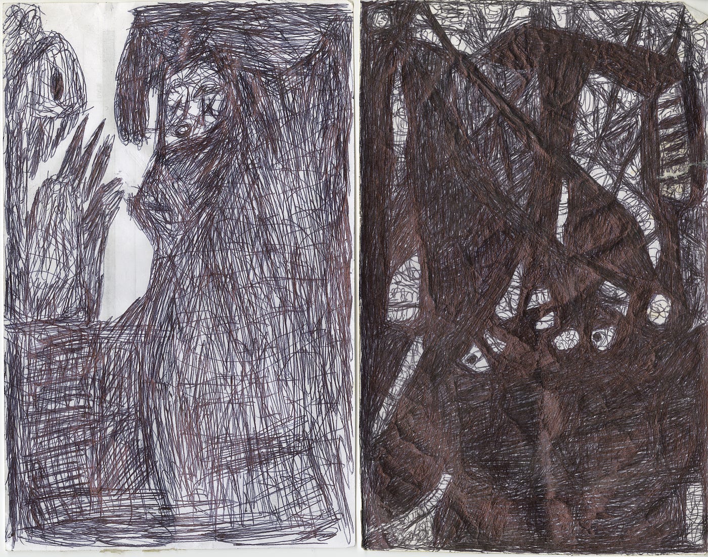 These Prisoner’s Near-Opaque Pen Drawings Mirror the Horrors of ...