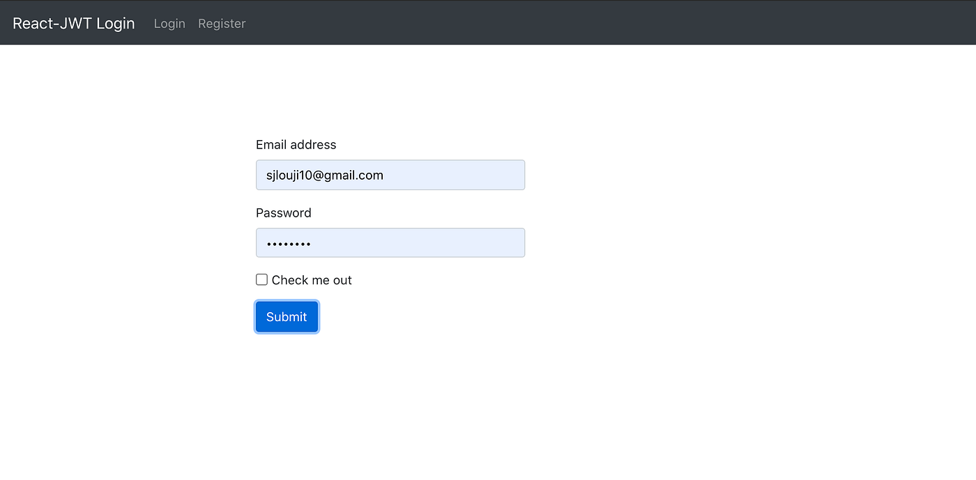 React JS and DRF — JWT Login and Register | by Sjlouji | Medium