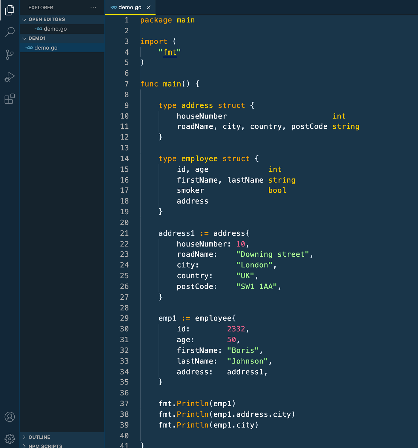 Go Structs (Part 4) — Anonymous Fields and Promoted Fields | by Sher ...