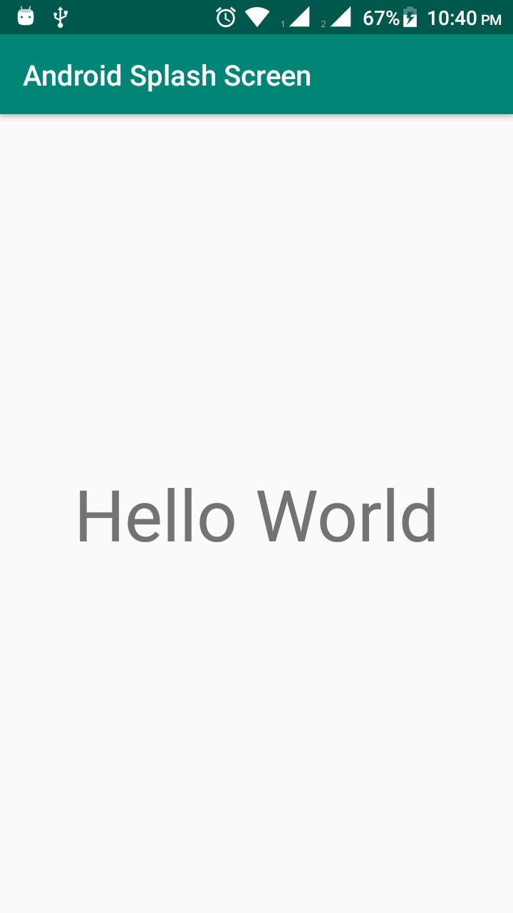 Implementing Splash Screen in Android Apps | by Md. Mashroor Zilan ...