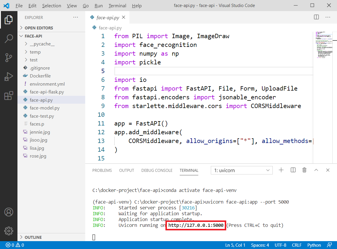 เขียน Python สร้าง API ง่าย ๆ ด้วย FastAPI ให้บริการ Face Recognition ทดลองด้วยภาพสาว ๆ ...