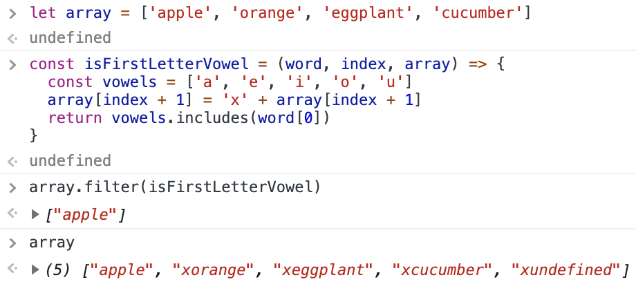 Fun with the JS filter function. Today is going to be an in-depth look ...