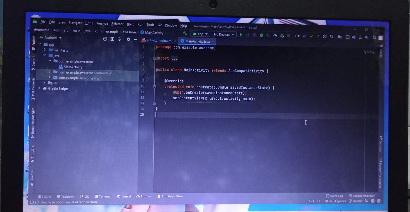 Cara mengupdate project di android studion ke project pekan 2 di Github ...