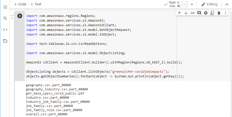 Dataframes and CSV with Java on Jupyter | by Gary Sharpe | Medium