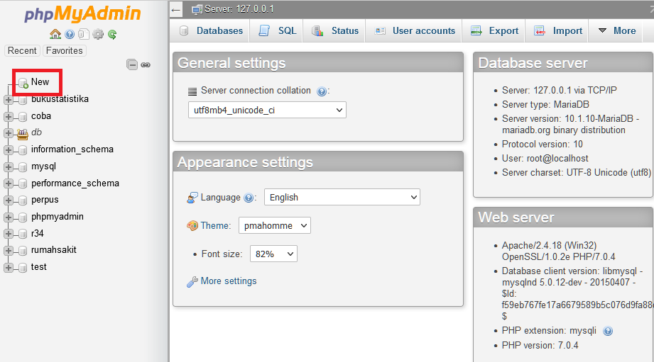 Membuat Database Sederhana. Pada artikel ini saya akan mencontohkan ...