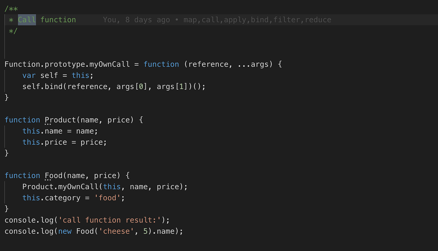 “Create your custom JavaScript functions”:Call(),Apply(),Bind() ,map(),filter(),reduce() in ...