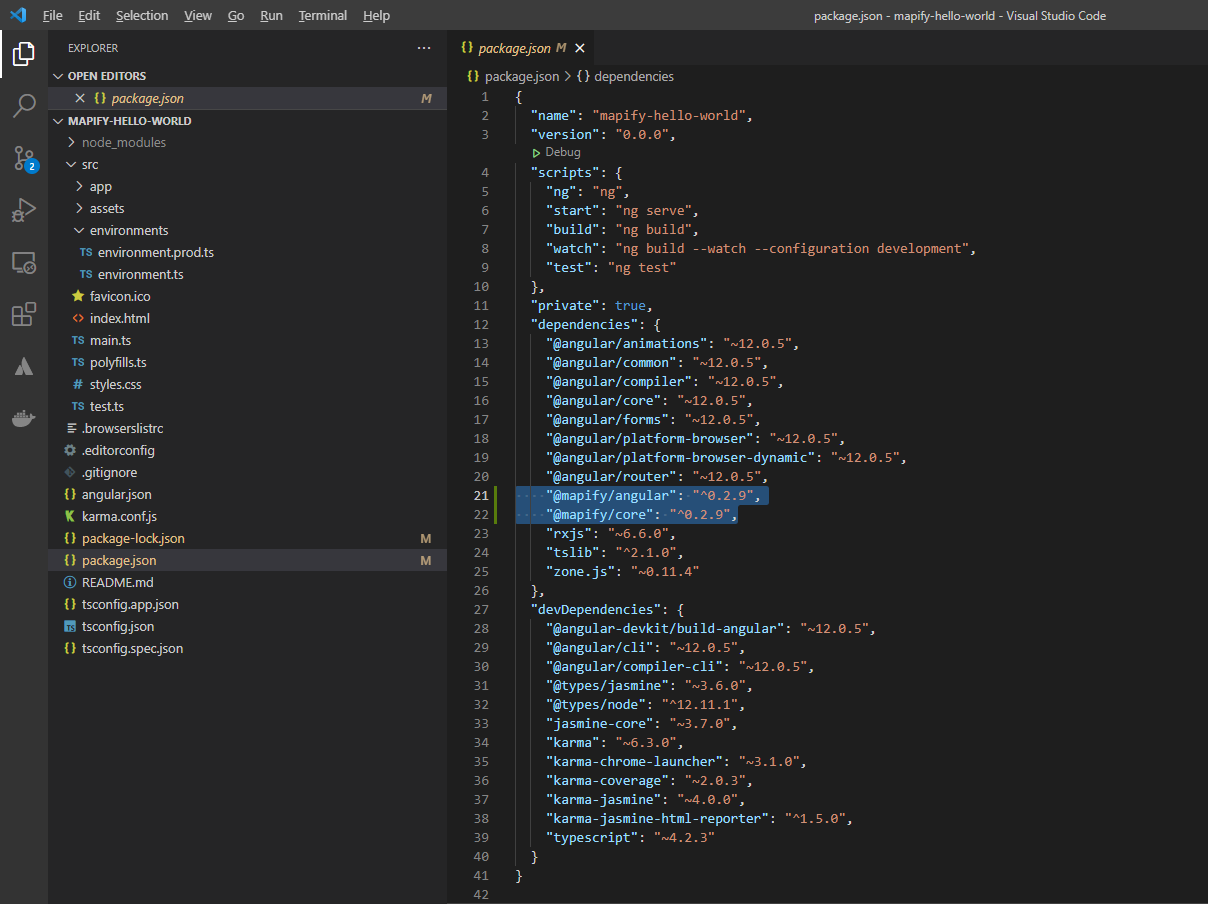Creating an Angular application with Mapify | by Mário Sobral | Mapify ...