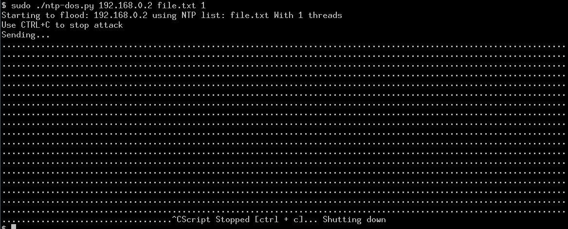 Testing github DDoS Tools: #9: NTP UDP Amplification | by dercraig | Medium