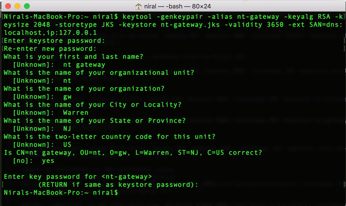 2 Way Ssl With Spring Boot Microservices — Part 1 By Niral Trivedi Medium