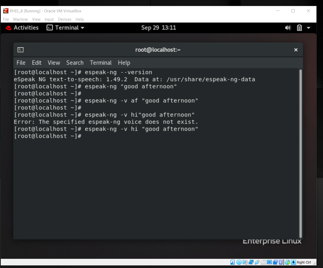 eSpeak in linux - Gyanendramohanty - Medium