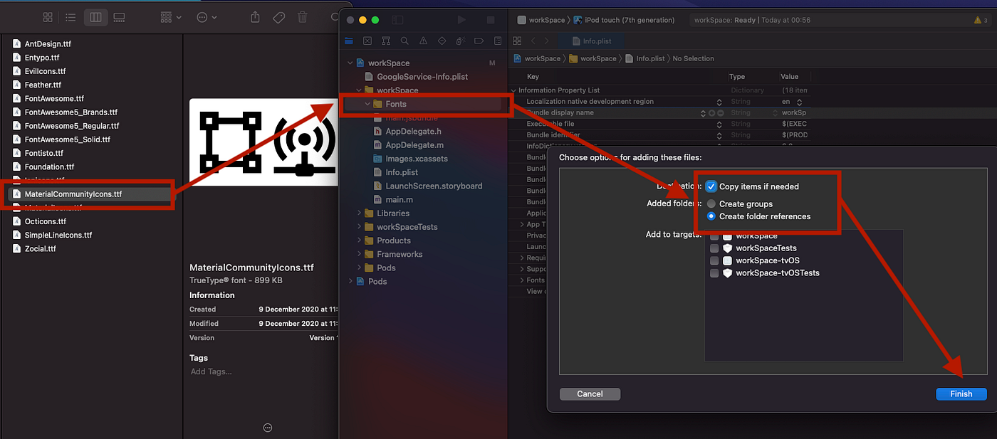 Setting up React Native Vector Icons for IOS | by Semih Durmus ...