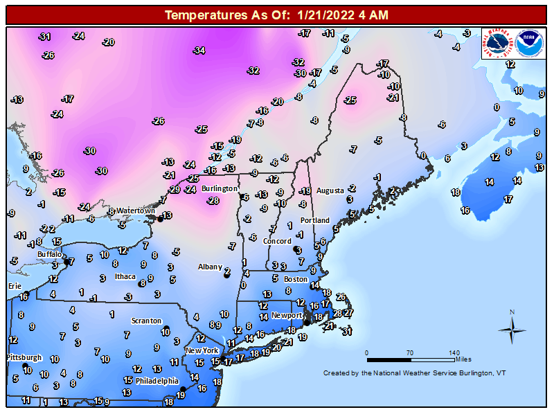 Frigid January in New England Likely to Transition to Warmer Than ...