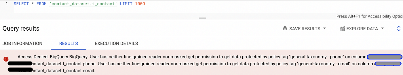 Restrict access to columns on BigQuery | by Antonio Cachuan | Plumbers Of Data Science | Jun ...