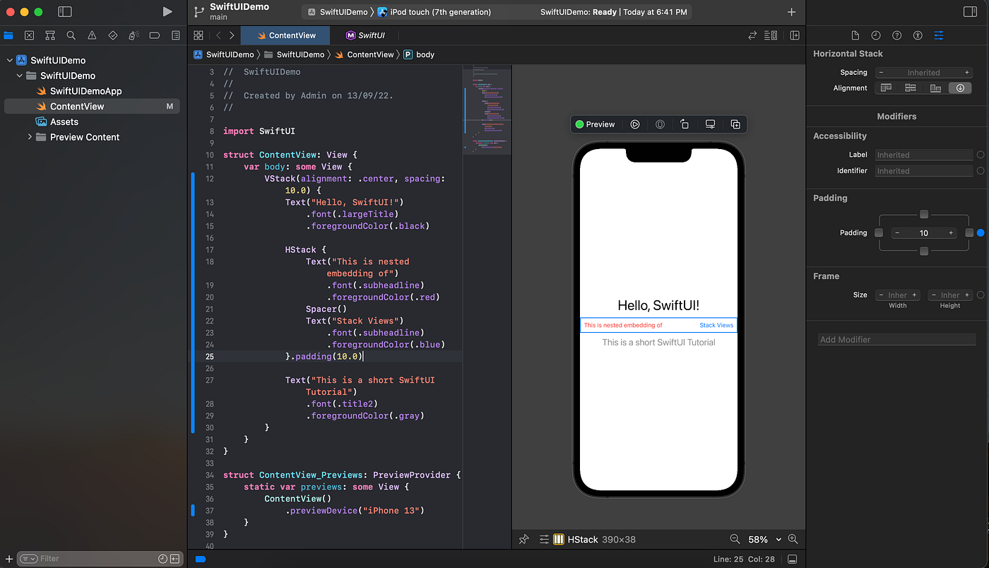Getting started with the SwiftUI. Hello everyone! I am back with another… | by Naman Mittal ...