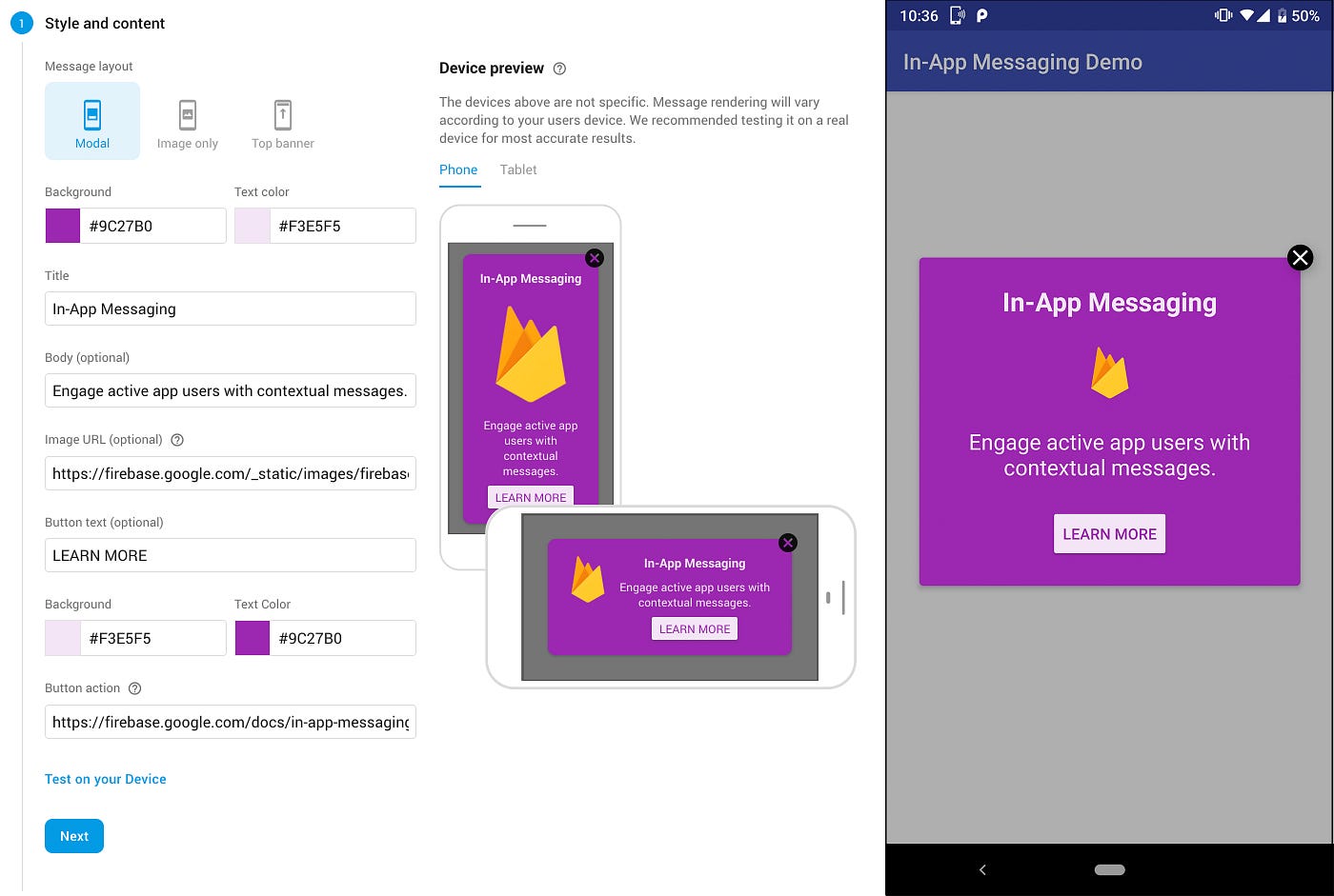Exploring Firebase In-App Messaging | by Kaan Mamikoglu | AndroidPub ...