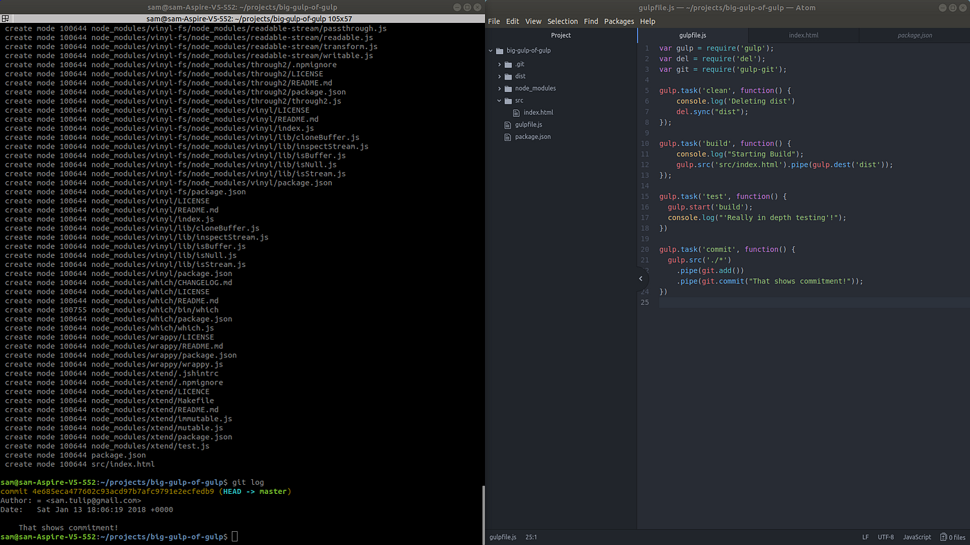 My first Gulp of Gulp. A dive in to the gulp build tool to see… | by ...