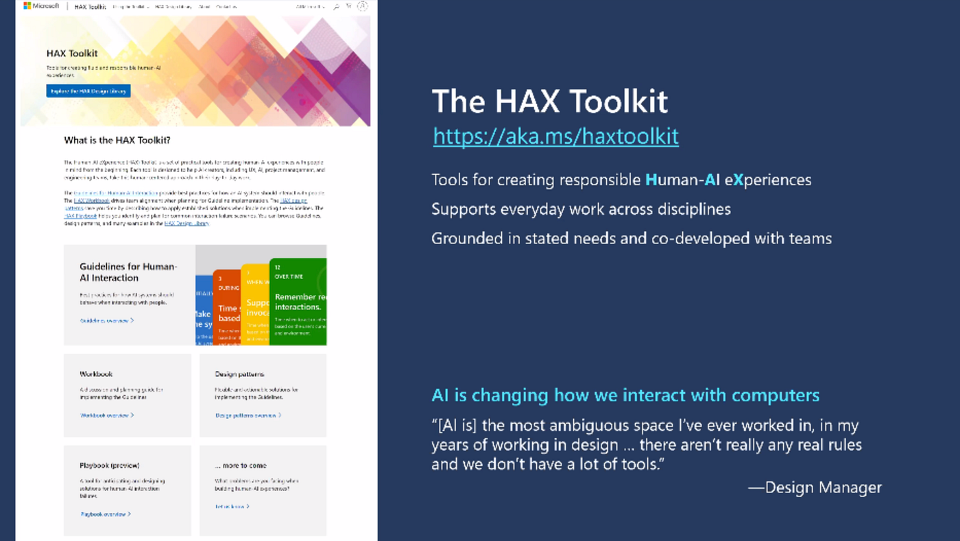 MLUX Case Study: Microsoft Research’s Human-AI eXperience (HAX) Toolkit | by Meena | Machine ...