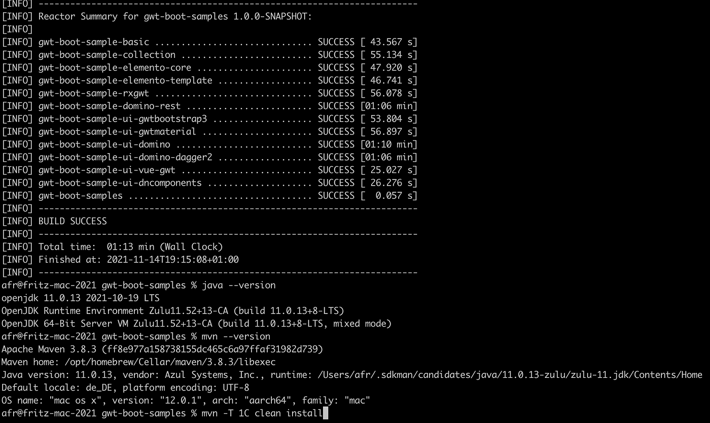 GWT Transpiler Performance with MacBook Pro M1 Max | by Dr. Lofi ...